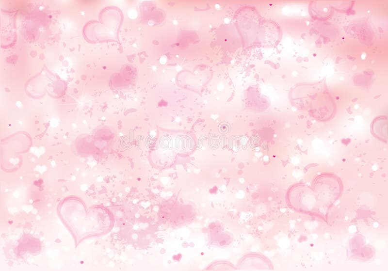 Fondo Rosado Del Bokeh Del Vector Ilustración del Vector - Ilustración ...