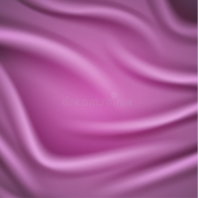 Fondo Rosado Liso Del Satén Con Los Dobleces Ilustración del Vector ...
