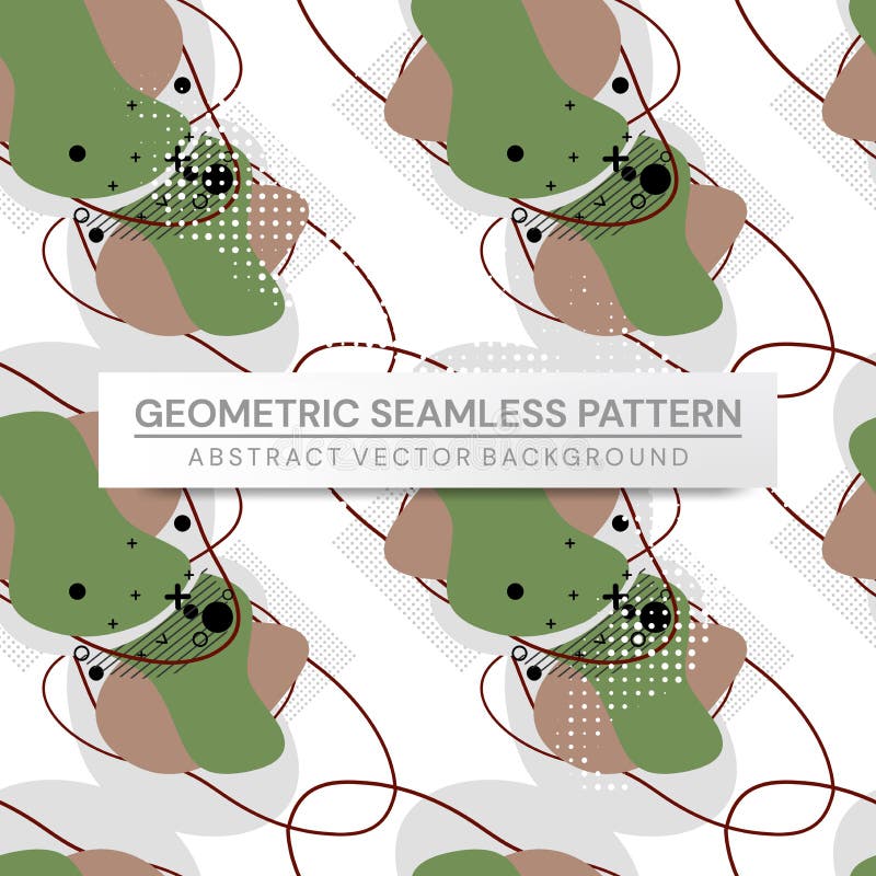 Fondo Seamless Abstracto Del Modelo Ilustración del Vector ...