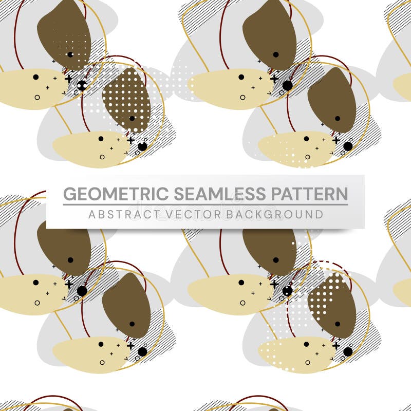 Fondo Seamless Abstracto Del Modelo Ilustración del Vector ...