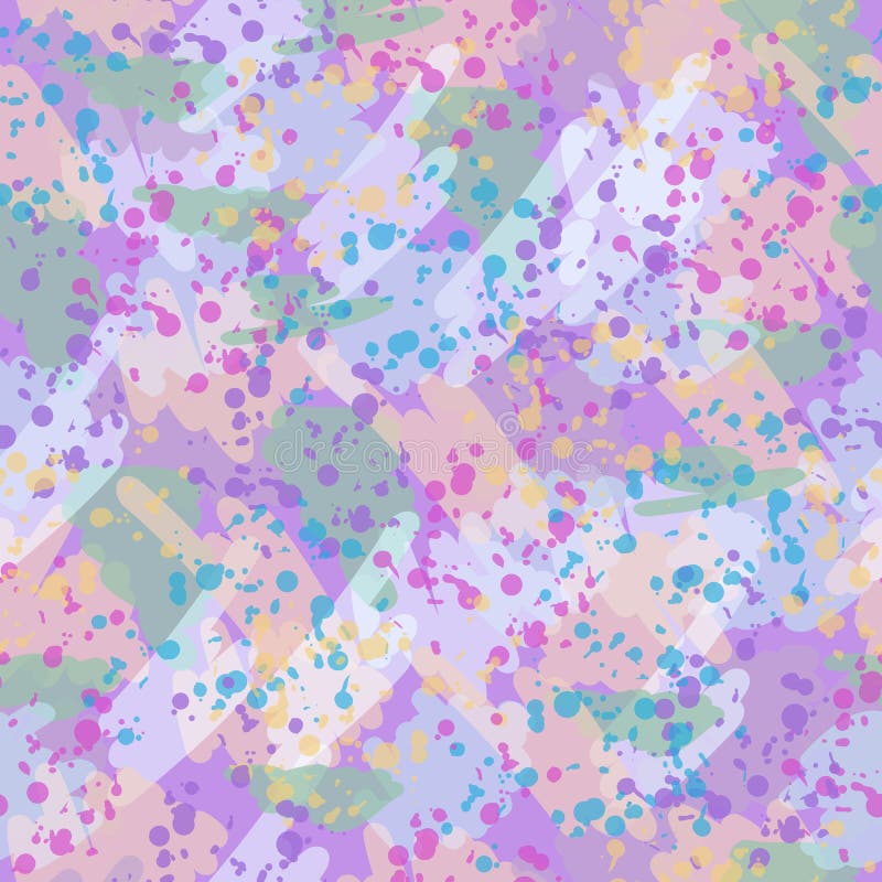 Fondo Sin Fin Con Los Puntos Coloridos Ilustración del Vector ...