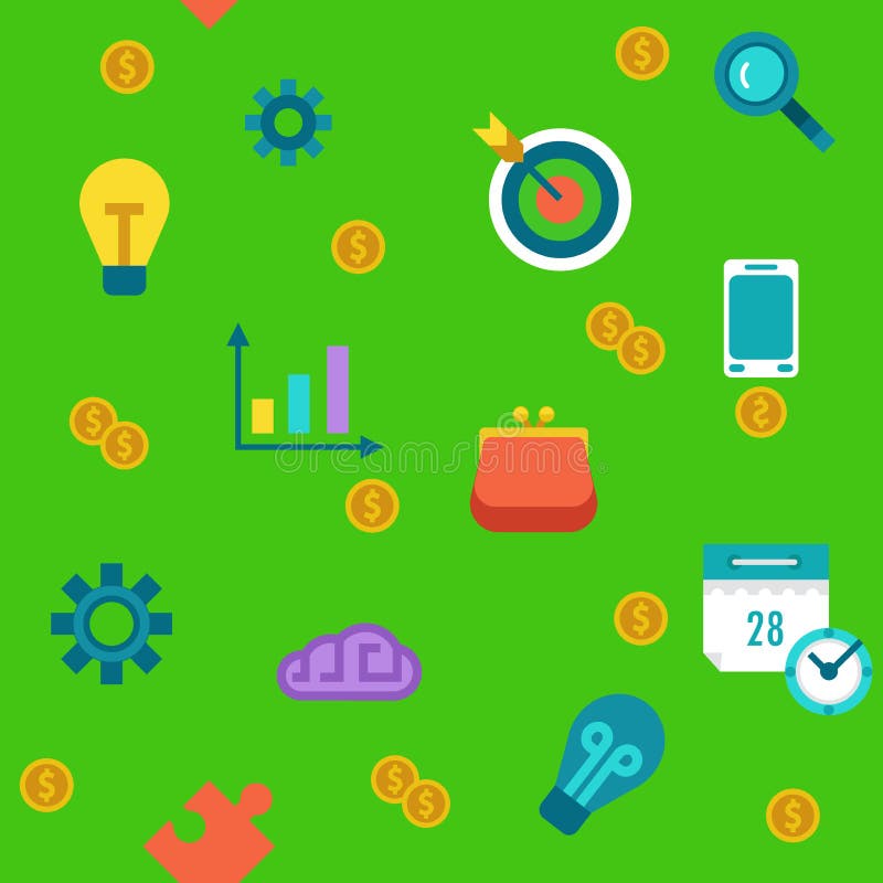 Fondo Sin Fin Del Inicio Y Del Progreso Ilustración del Vector ...