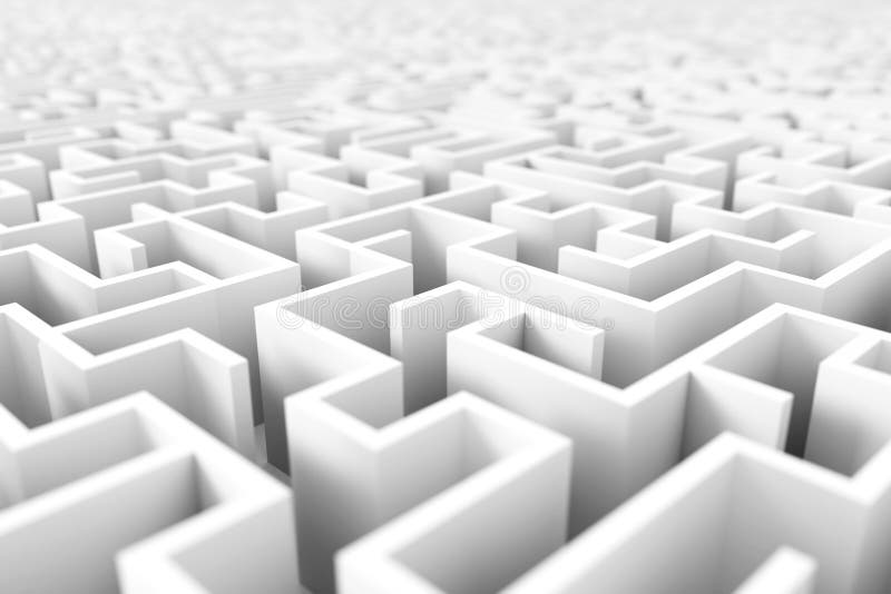 Fondo Sin Fin Del Laberinto Stock de ilustración - Ilustración de ...