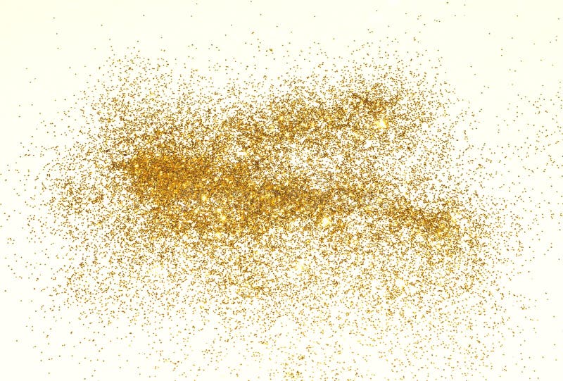 Fondo Texturizado Con La Chispa De Oro Del Brillo En Blanco Foto de ...