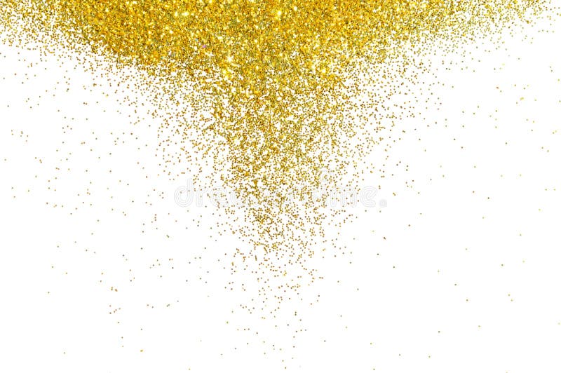 Fondo Texturizado Con La Chispa De Oro Del Brillo En Blanco Imagen de ...