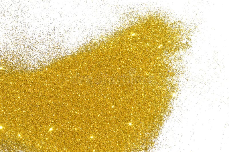 Fondo Texturizado Con La Chispa De Oro Del Brillo En Blanco Imagen de ...