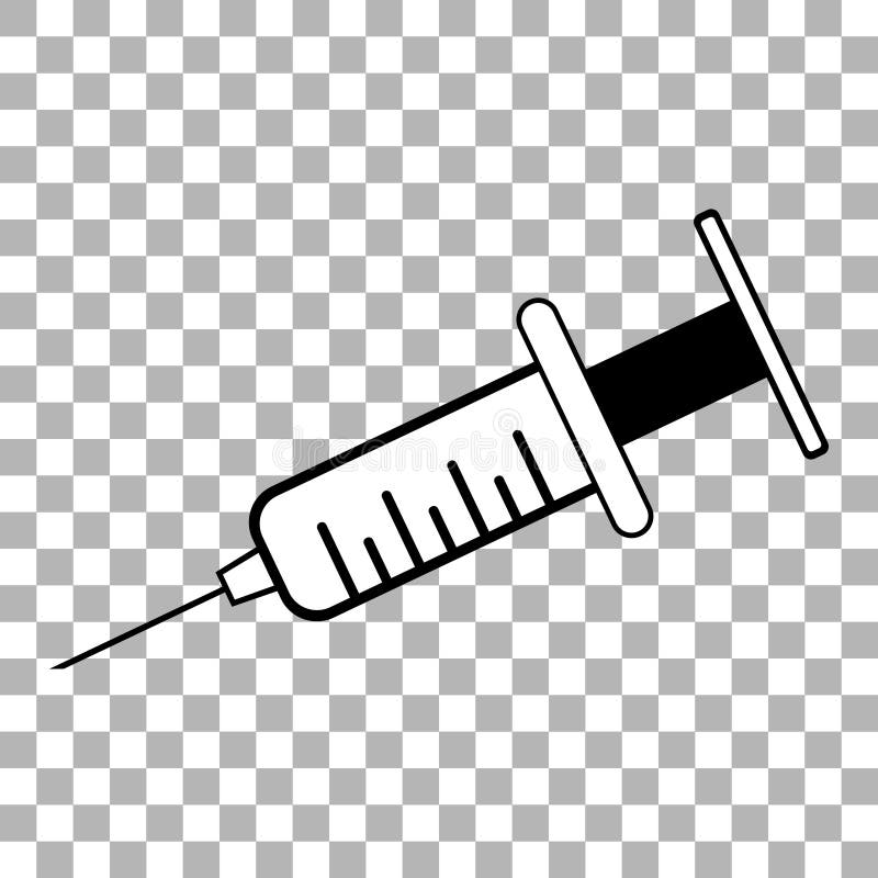 Simbolo Dell'icona Del Vettore Siringa Illustrazione Vettoriale ...