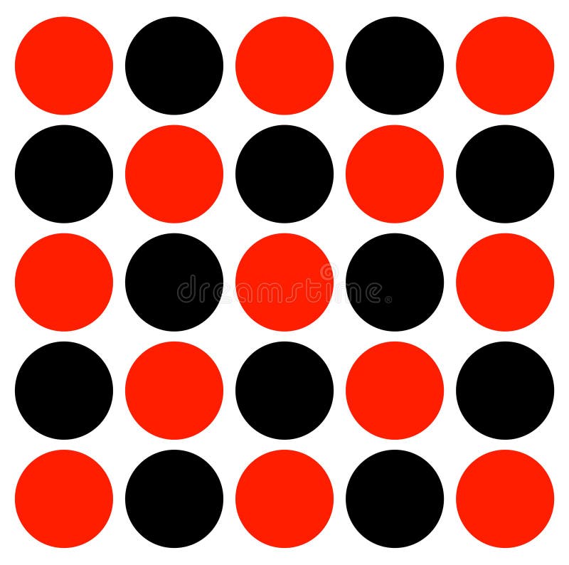 Fondo Vectorial De Puntos Negros Rojos. Fondo De Puntos Rojo Negro ...