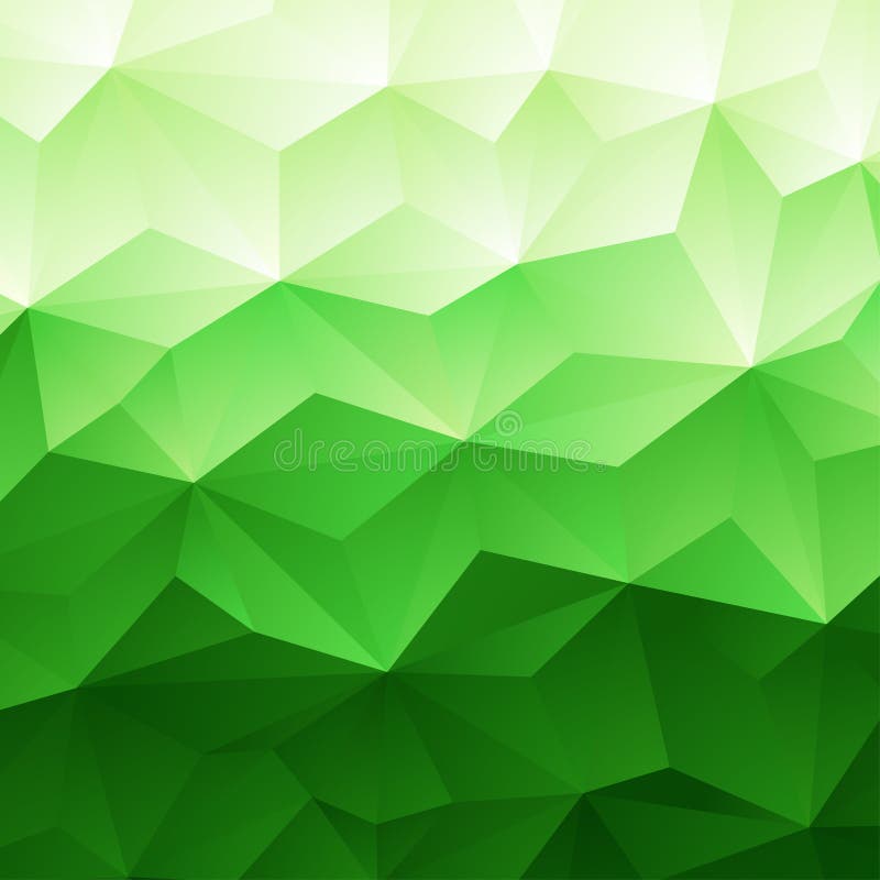 Fondo Verde Abstracto Del Triángulo Ilustración del Vector ...