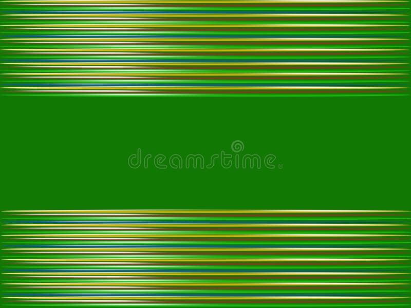 Fondo Abstracto De Rayas Horizontales Verdes Stock de ilustración ...
