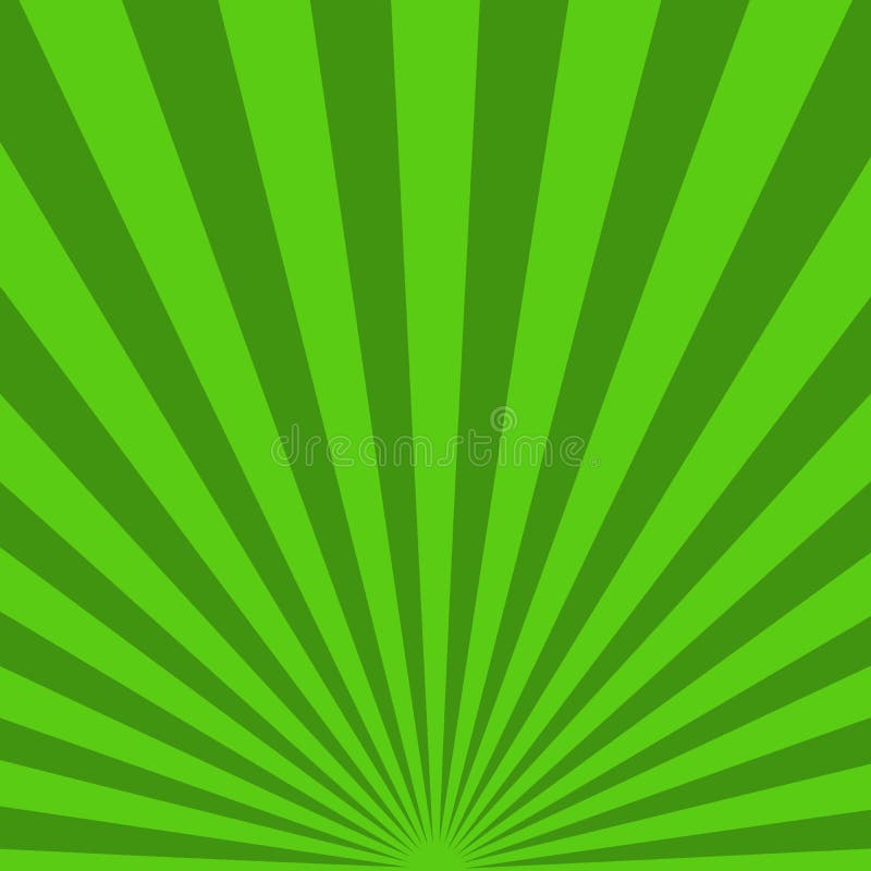 Fondo Verde De Los Rayos De Sol Ilustración Del Vector Stock de ...