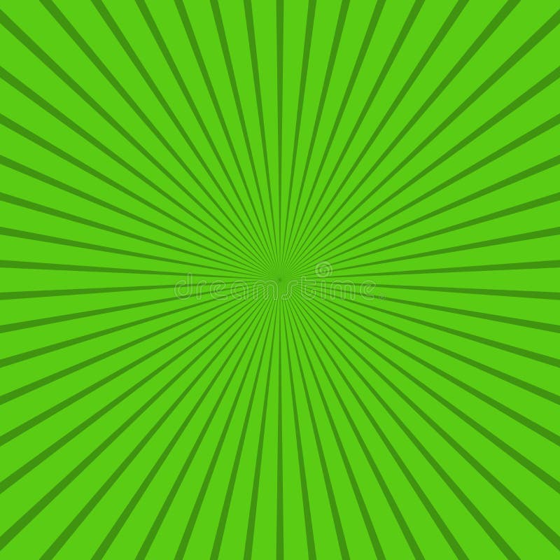 Fondo Verde De Los Rayos De Sol Ilustración Del Vector Stock de ...