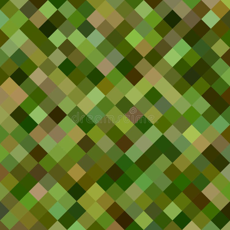 Fondo Verde Del Cuadrado Del Color Del Camuflaje Ilustración del Vector ...