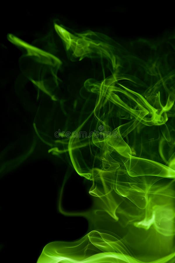 Sfondo di fumo verde fotografia stock. Immagine di chimica - 53782186