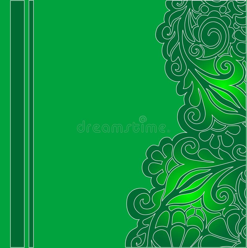 Fondo Verde Del Vector Imagen. Imagen: 5388848