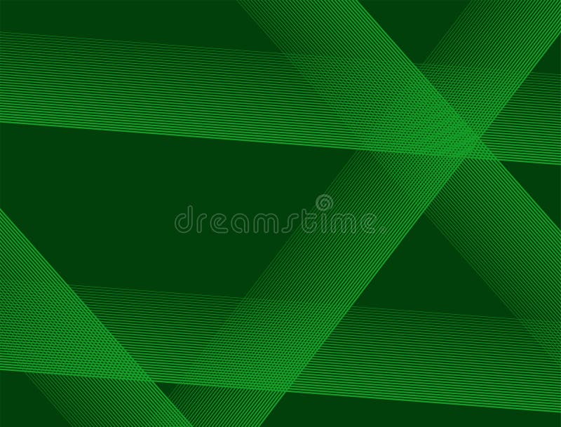 Fondo Verde Rectangular Abstracto Con Líneas Aleatorias Ilustración del ...