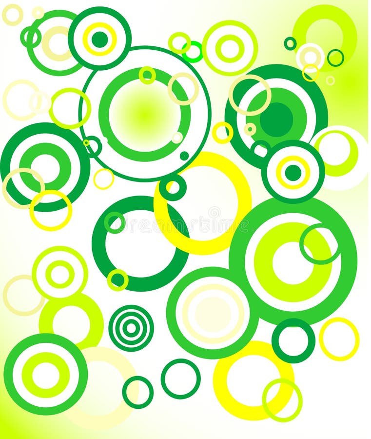 Fondo Verde Retro (círculo) Ilustración del Vector - Ilustración de ...