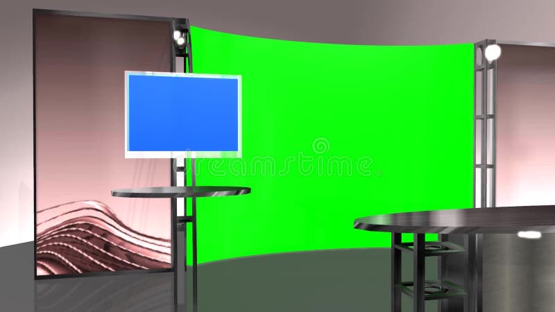 Fondo Virtual Del Estudio - Pantalla Azulverde Metrajes - Vídeo de ...