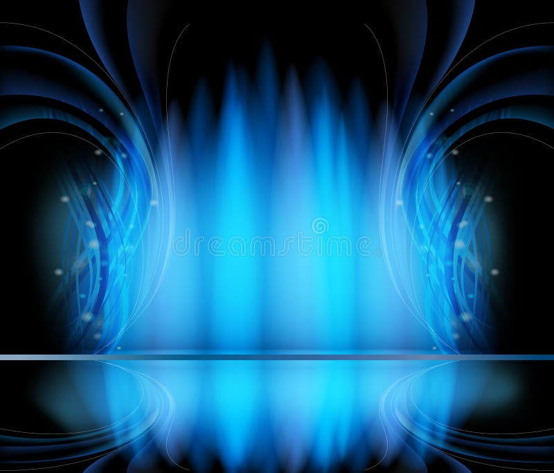 Fondos Abstractos Del Vector Azules Ilustración del Vector ...