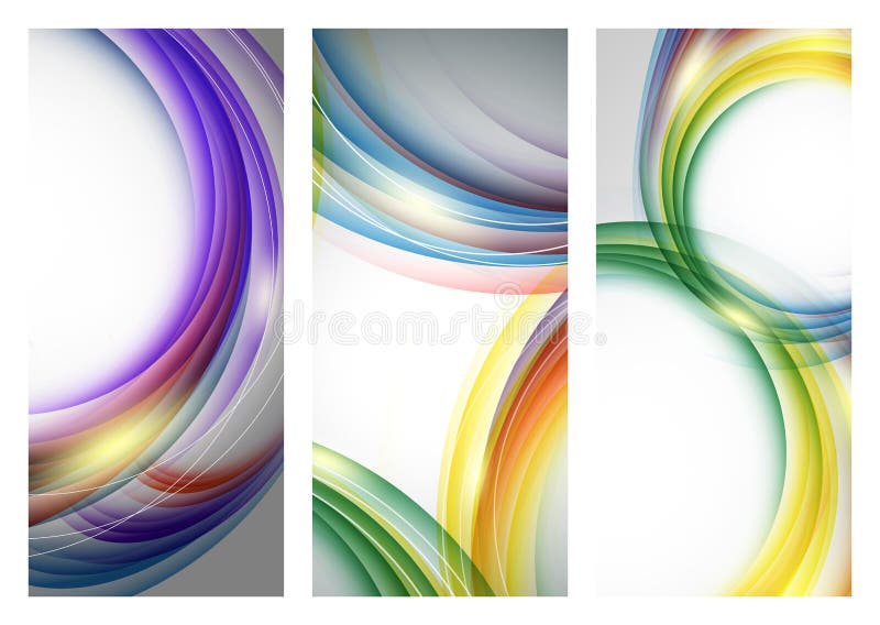 Fondos Abstractos Del Vector Fijados Ilustración del Vector ...