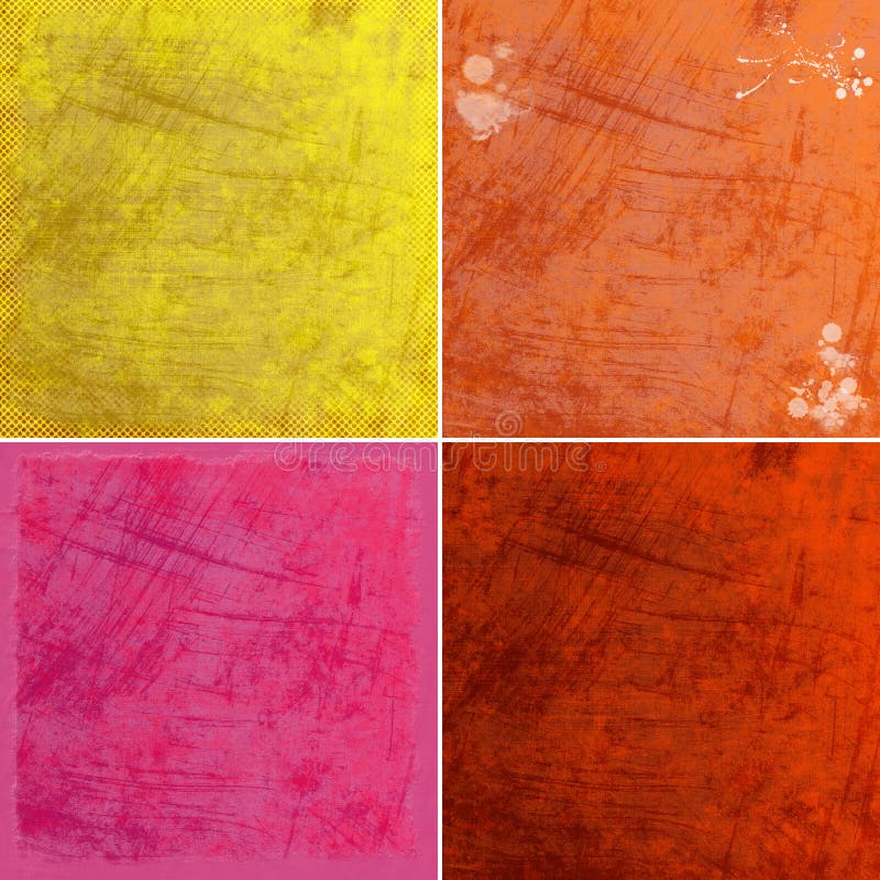 Fondos Coloridos Abstractos Del Grunge Stock de ilustración ...