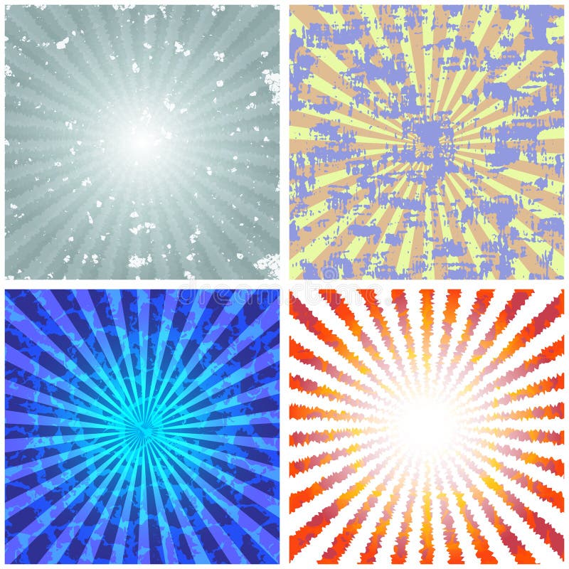 Fondos Con Los Rayos Abstractos Ilustración del Vector - Ilustración de ...