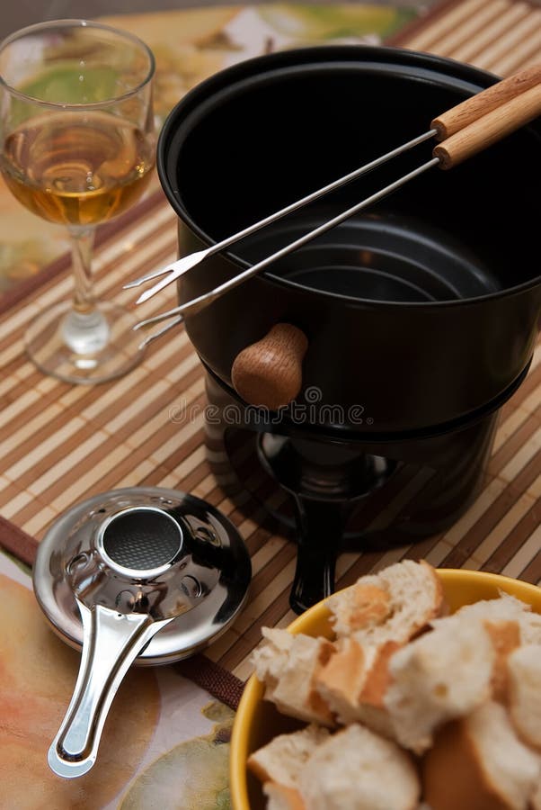 Fondue set stock photo. Image of gourmet, color, crunchy - 16950424