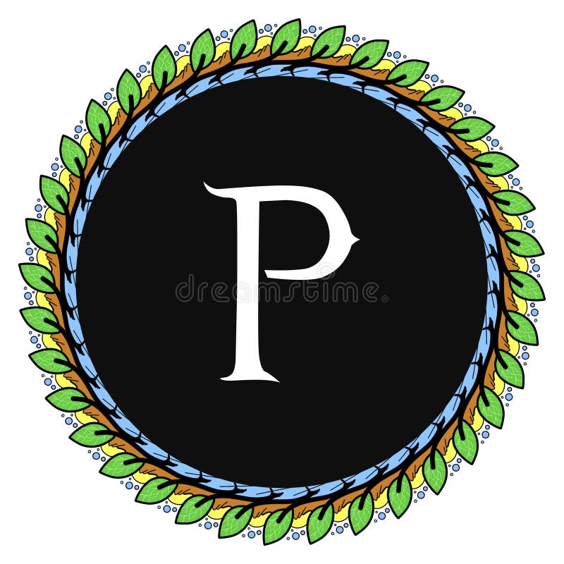 Green Letter P White Background Stock Illustrations – 694 Green Letter ...