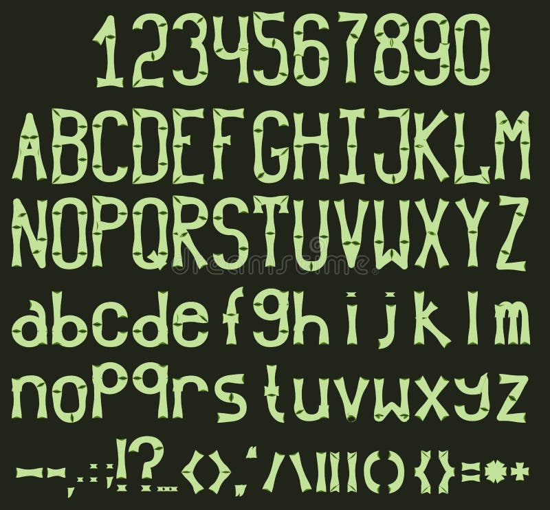 Stick Font Stock Illustrations – 5,235 Stick Font Stock Illustrations ...