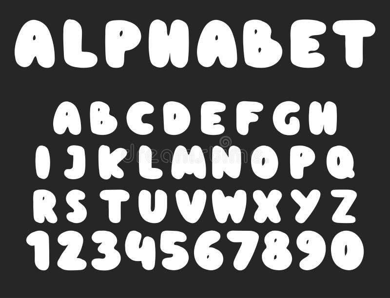 Font Abc Type Vector Design Stylized Letter Symbol Creative Typeface ...