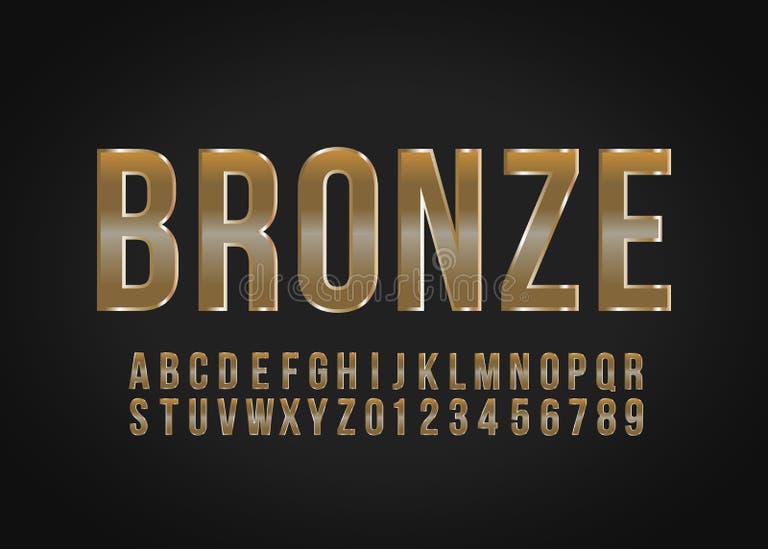 Bronze Font Stock Illustrations – 7,553 Bronze Font Stock Illustrations ...