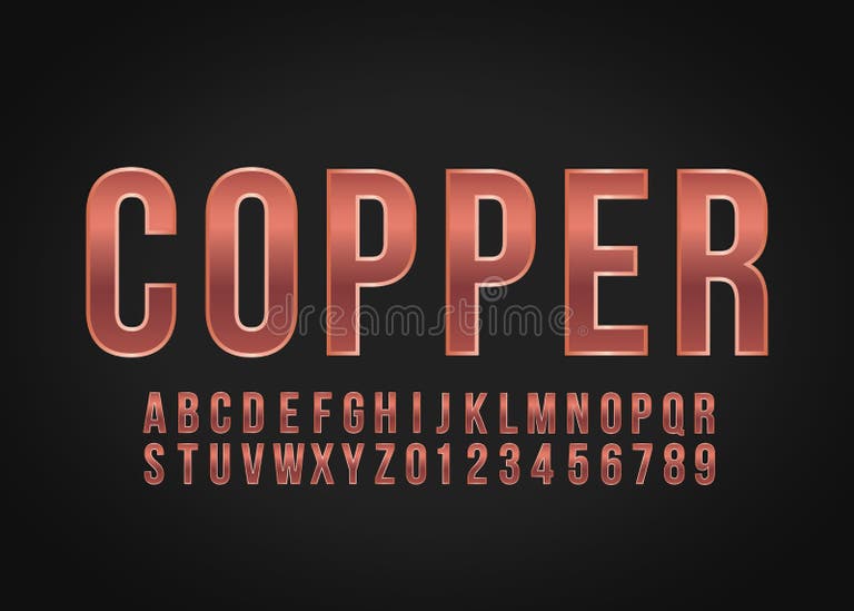 Copper Font Stock Illustrations – 5,593 Copper Font Stock Illustrations ...