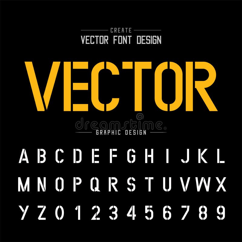 Tech Font and Alphabet Vector, Technology Style Typeface Letter and ...