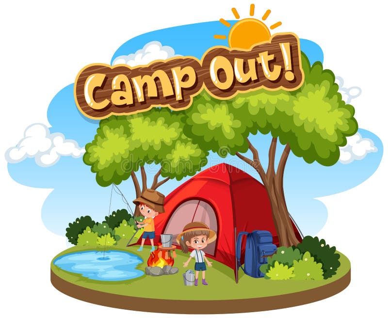 Camp Out Stock Illustrations – 1,070 Camp Out Stock Illustrations ...