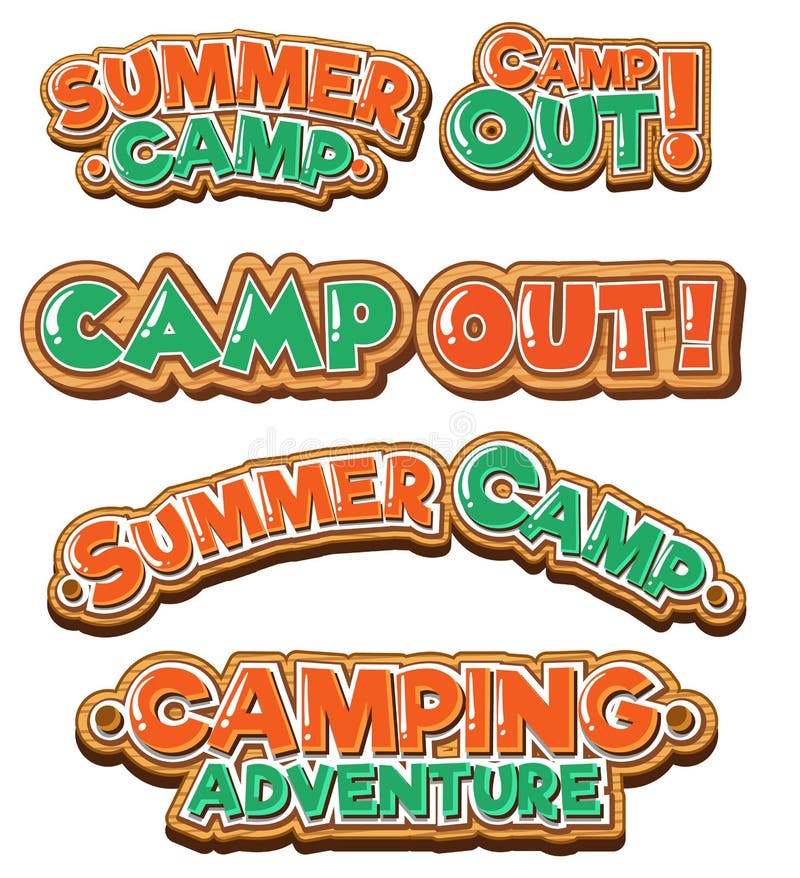 Word Camping Stock Illustrations – 1,221 Word Camping Stock ...