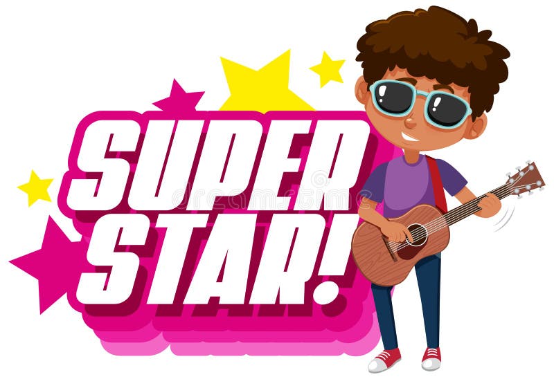 Superstar Cartoon Stock Illustrations – 688 Superstar Cartoon Stock ...