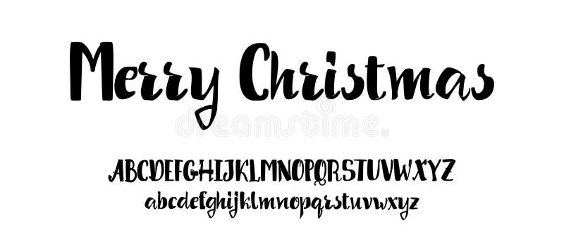 Vector Alphabet. Calligraphic Font. Unique Custom Characters. Hand ...