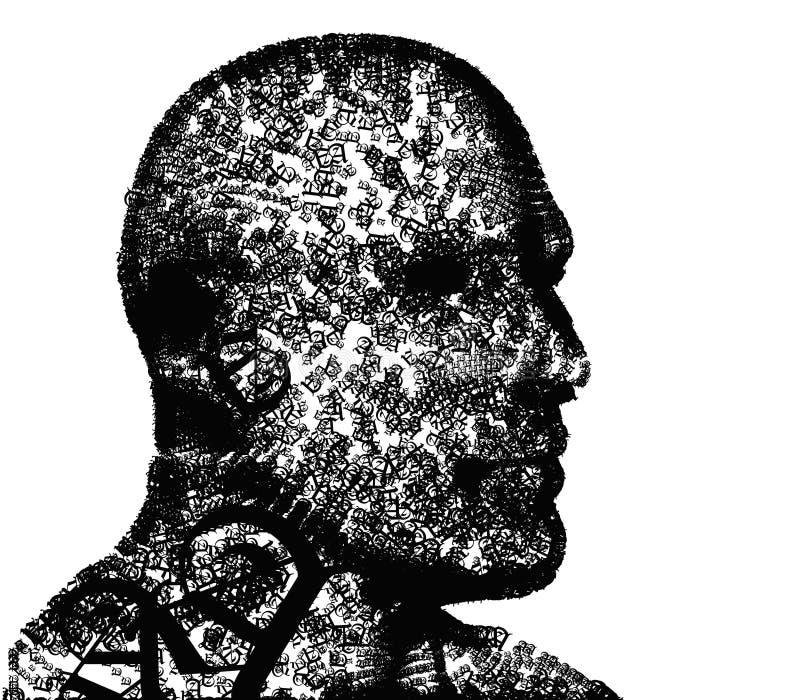 Font Head stock vector. Illustration of human, imagination - 11512036