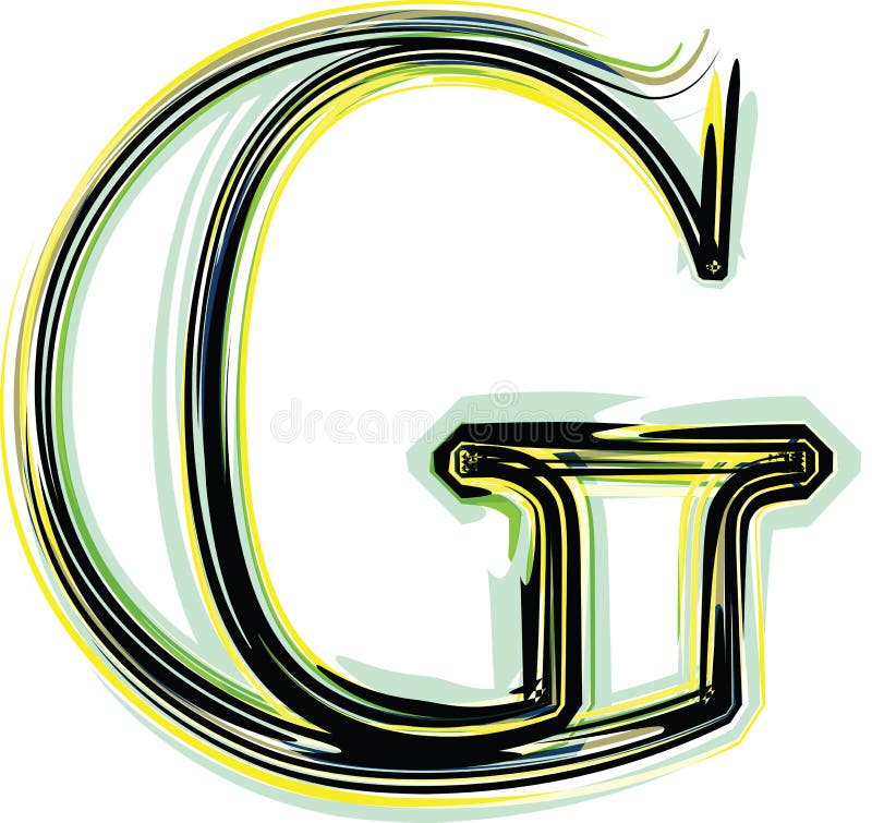 Organic Font Illustration Letter G Stock Illustrations – 982 Organic ...