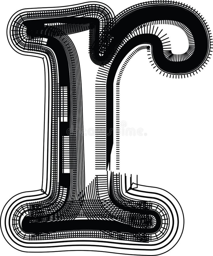 Font illustration LETTER r stock vector. Illustration of lettering ...