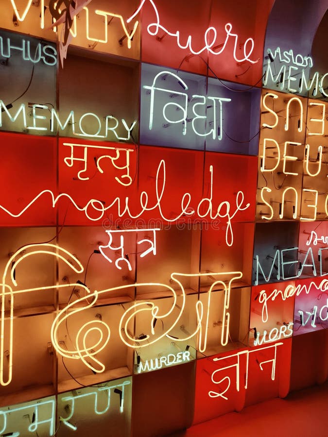 Font Lights stock image. Image of font, lights, english - 164401711