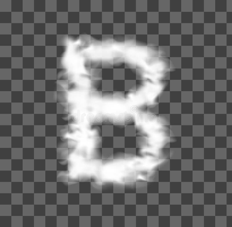 Letter B Made Clouds Stock Illustrations – 11 Letter B Made Clouds ...