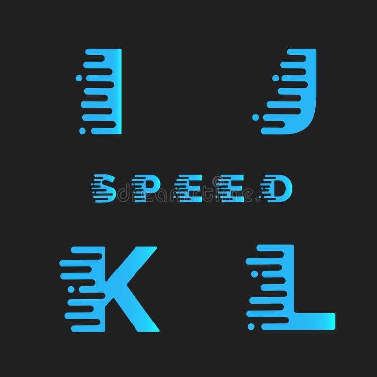 Font with motion effect. stock illustration. Illustration of making ...