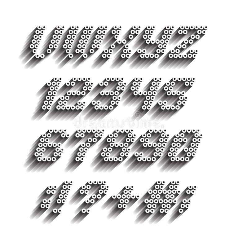 Font Numbers Pipe Stock Illustrations – 264 Font Numbers Pipe Stock ...