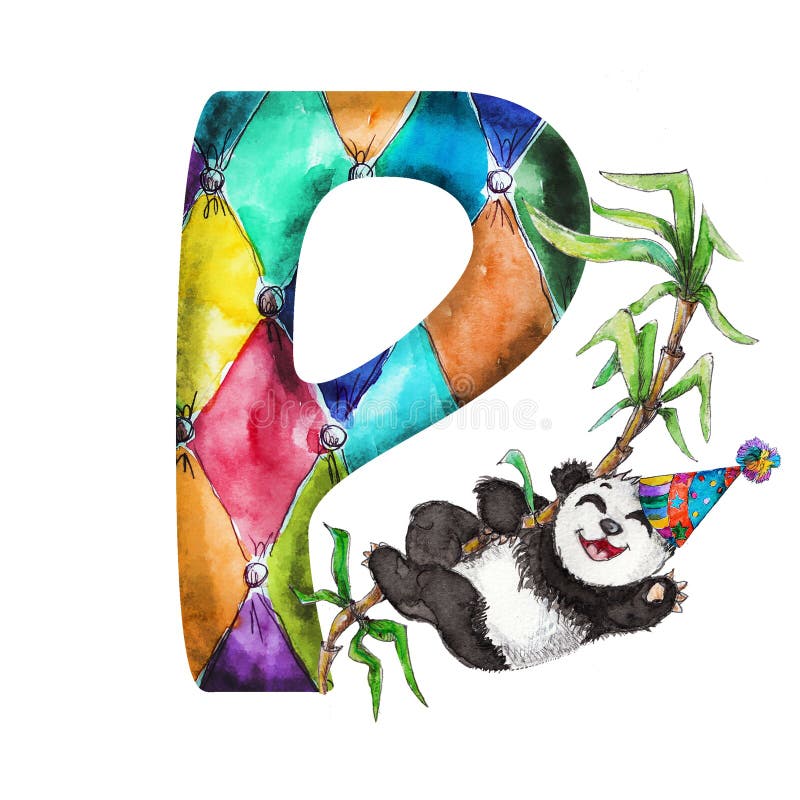 Panda Font Handwritten Calligraphy Months Of Year Black Color Co Stock ...