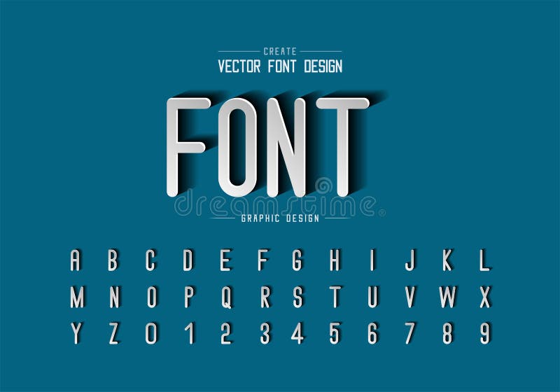 Font Paper Cut and Alphabet Vector, Letter Style Typeface and Number ...
