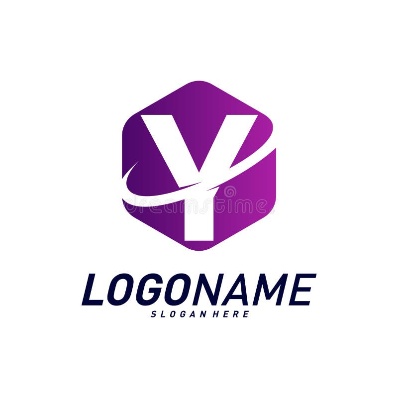 Font with Planet Logo Design Concepts. Letter Y Logo Icon Vector ...