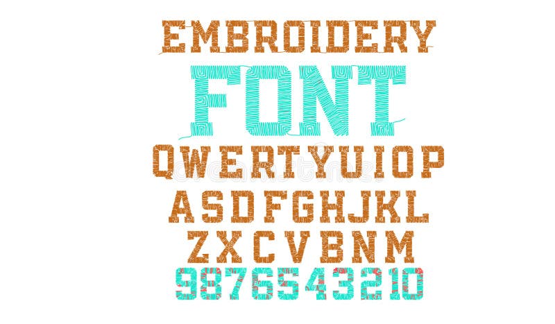 Thread Font Stock Illustrations – 6,268 Thread Font Stock Illustrations ...
