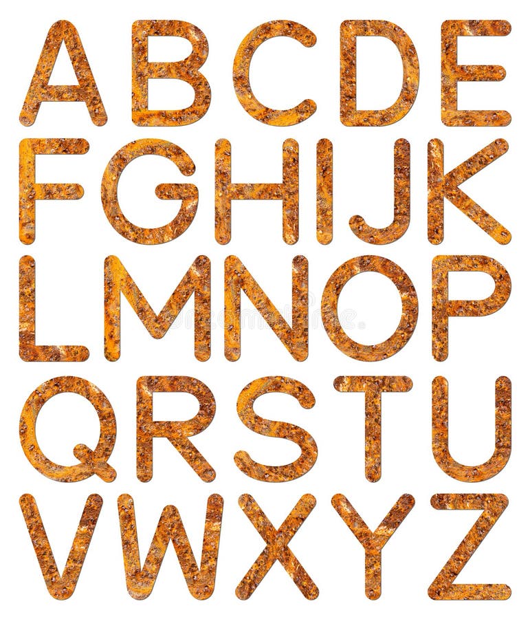 Font Stone Wall Texture Alphabet a To Z Stock Photo - Image of texture ...