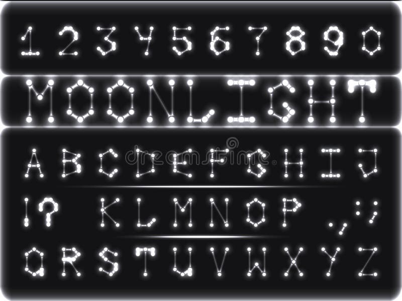 Font stock vector. Illustration of point, education, font - 59453173